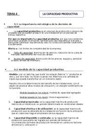 La capacidad productiva - Docsity