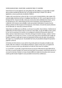 La cathédrale Notre-Dame de Paris - Docsity