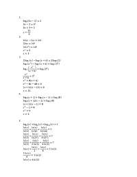 Matematicas básicas de funciones - Docsity