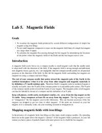 Lab 5: Magnetic Fields - Docsity