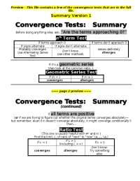 Sequence and Series test - Docsity