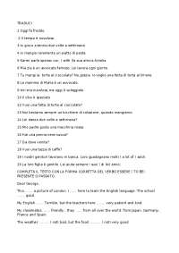 Esercizi inglese present simple - Docsity