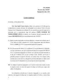 Práctica Laudo arbitral - Docsity
