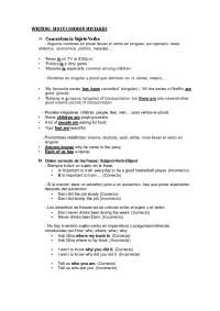 COMMON MISTAKES WRITING PAU - Docsity