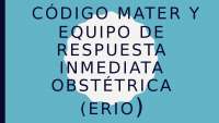 Codigo mater y equipo de respuesta inmediata - Docsity