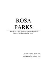 Rosa Parks bibliografia - Docsity