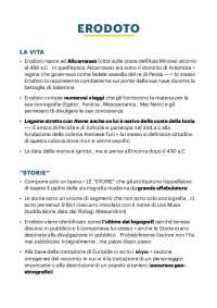 Erodoto e Tucidide : la storiografia greca - Docsity