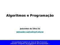 Aula de programaçao linguagem c - Docsity