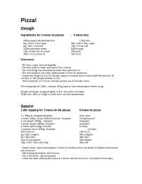 Pizza como hacer ejemplos - Docsity