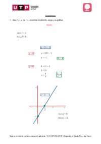 EJERCICIOS RESUELTOS MATEMATICAS FUNCIONES - Docsity