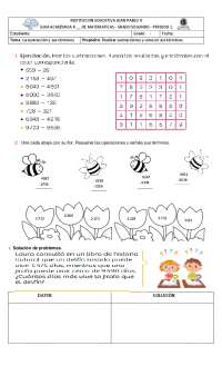 Guía de matemáticas primer periodo - Docsity