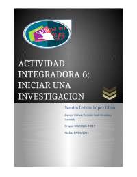 ACTIVIDAD INTEGRADORA 6 MODULO 5 - Docsity