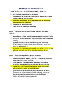 EXAMEN PARCIAL MORFO II -1 | Exámenes de Morfología de Plantas - Docsity