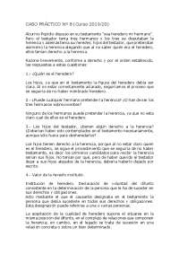 Caso practico de la asignatura de derecho romano de primer curso de la facultad de derecho - Docsity