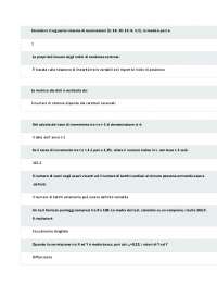 STATISTICA PEGASO ECONOMIA PROVE DI ESAME - Docsity