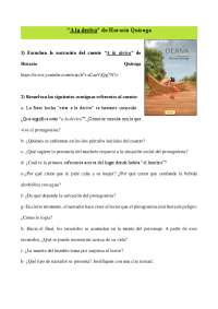 Actividades sobre el cuento "A la Deriva" de Horacio Quiroga ...