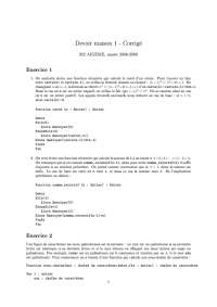 Algorithme et programmation et exercices - Docsity