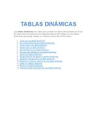 Tablas dinamicas 2 con Excel - Docsity