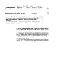 Actividad integradora 1 Tiempo De Ahorrar módulo 11 Prepa En Línea SEP. - Docsity