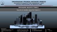 PROGRAMA ARQUITECTONICO - Docsity