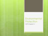 Environmental Protection - Docsity