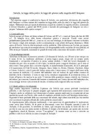 Sofocle, la legge della polis e le leggi del ghenos nella tragedia dell’Antigone - Docsity