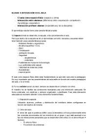 Bloque 4. Psicología de la Educación - Docsity