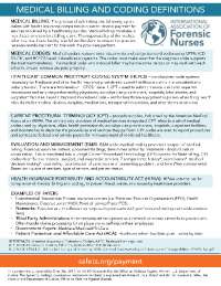 Medical Billing Manual - Docsity