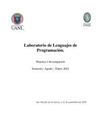 Practica 1 de Lenguajes de Programacion - Docsity