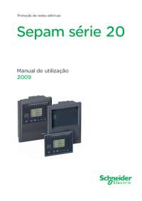 Manual utilização do SEPAM S20 - Docsity