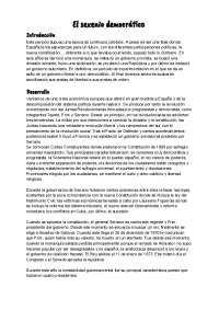 El sexenio democrático - Docsity