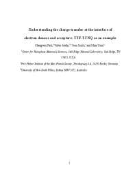 Understanding the charge transfer at the interface of electron donors ...