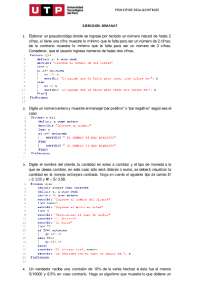 EJERCICIOS ALGORITMOS SEM7 - Docsity