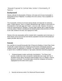 Central data center proposal - Docsity