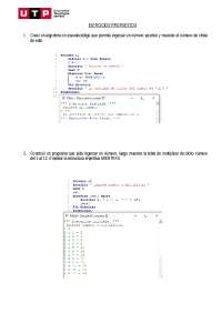 SEPARATA DE TRABAJO 10 - PRINCIPIOS DE ALGORITMOS | Ejercicios de Algoritmos y Programación ...