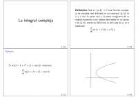 Integrales complejas | Apuntes de Cálculo | Docsity