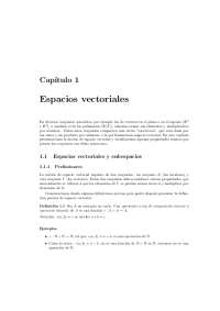Espacios Vectoriales - Docsity
