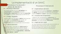 SAAC Proceso de implementación. - Docsity