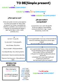 Apuntes De Ingles Basico Docsity