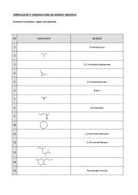 Formulación organica de Quimica - Docsity