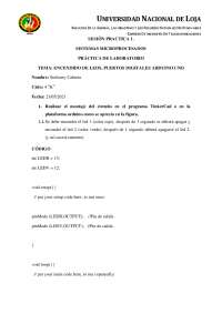 PRACTICA ARDUINO UNO - Docsity