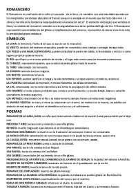 Romancero gitano 2do bachillerato - Docsity