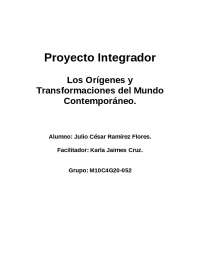 Proyecto integrador modulo 8 - Docsity