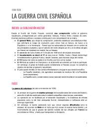 Guerra Civil Resumen | Resúmenes de Historia de España | Docsity