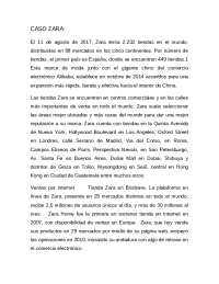 Caso de zara ejercicio - Docsity