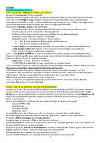 STORIA 5 SUPERIORE MATURITÀ - Docsity