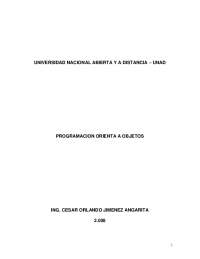 Programacion Orientada a Objetos - Docsity