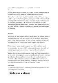 Dextrocardia o síndrome del corazón invertido - Docsity