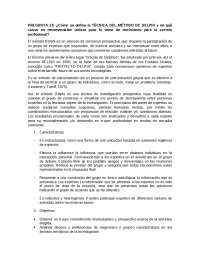 ¿Qué es el método Delphi? - Docsity