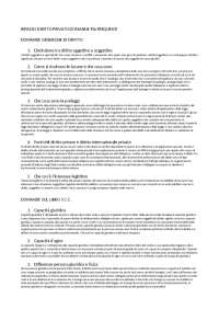 DOMANDE RISPOSTE ESAME DIRITTO PRIVATO RICCARDO CAMPIONE - Docsity